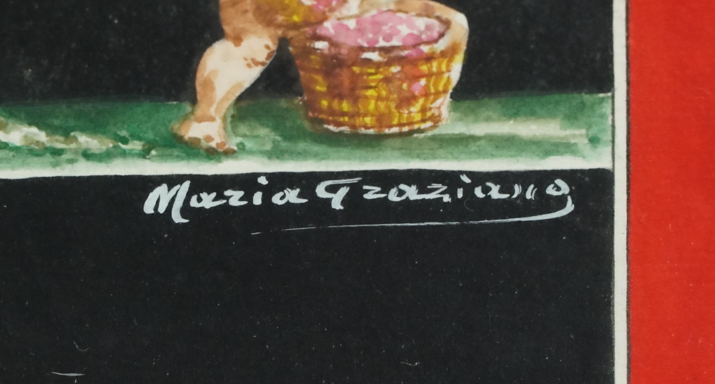 Maria Graziano | Cherubs picking grapes (20th Century) | MutualArt