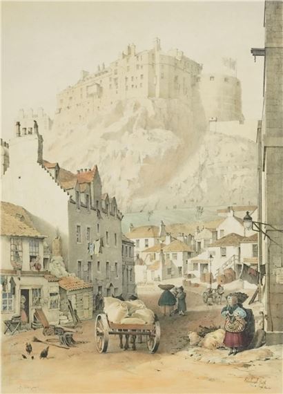 Samuel Dukinfield Swarbreck | Edinburgh Castle from the from crafty ...
