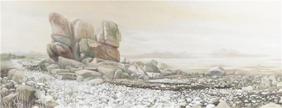 Anthony R. Cooke | Seashore estuary scene | MutualArt