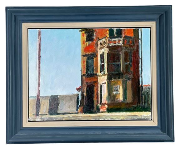 Mark Samuel | street scene with a single multi-storey building (2008 ...