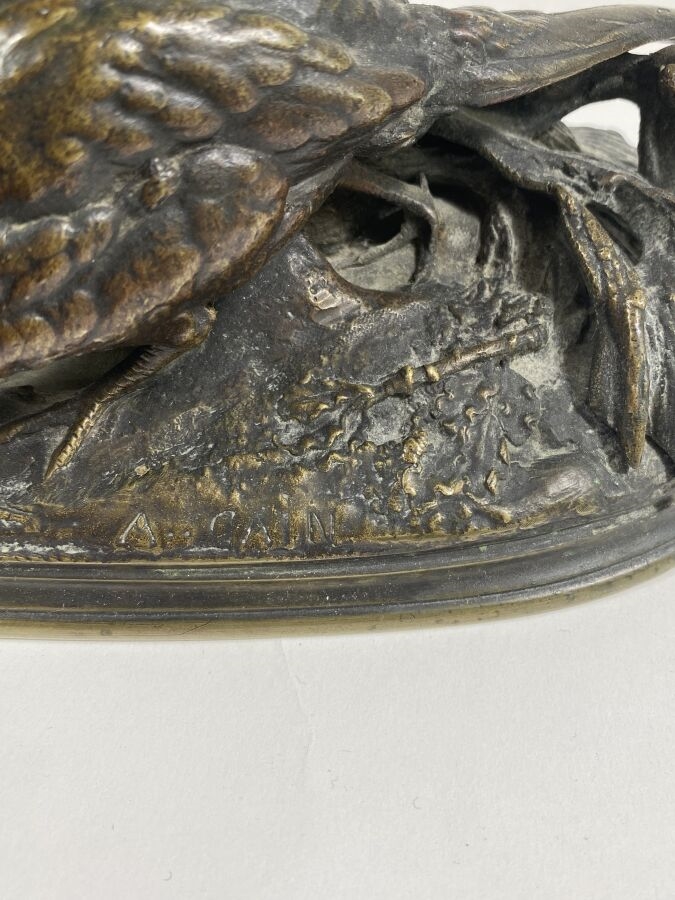 Auguste Nicholas Cain | Nid de faisans | MutualArt