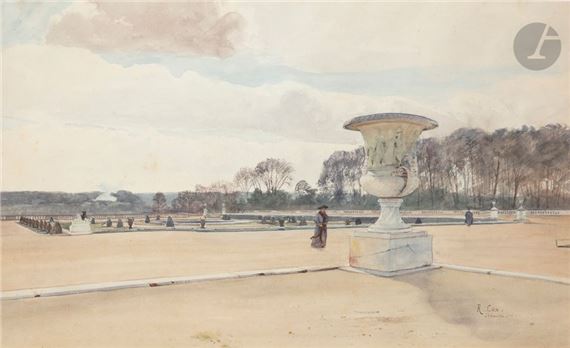 Raymond Cox | The Terrace at Versailles, circa 1891 (Circa 1891 ...