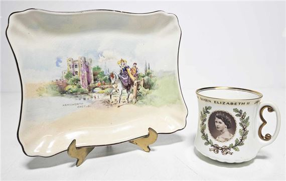 Queen Elizabeth | Two Royal Doulton ceramic items, Queen Elizabeth at ...