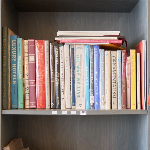 Campbell | A SHELF OF REFERENCE BOOKS ON INTERIOR DESIGN AND DECORATING ...