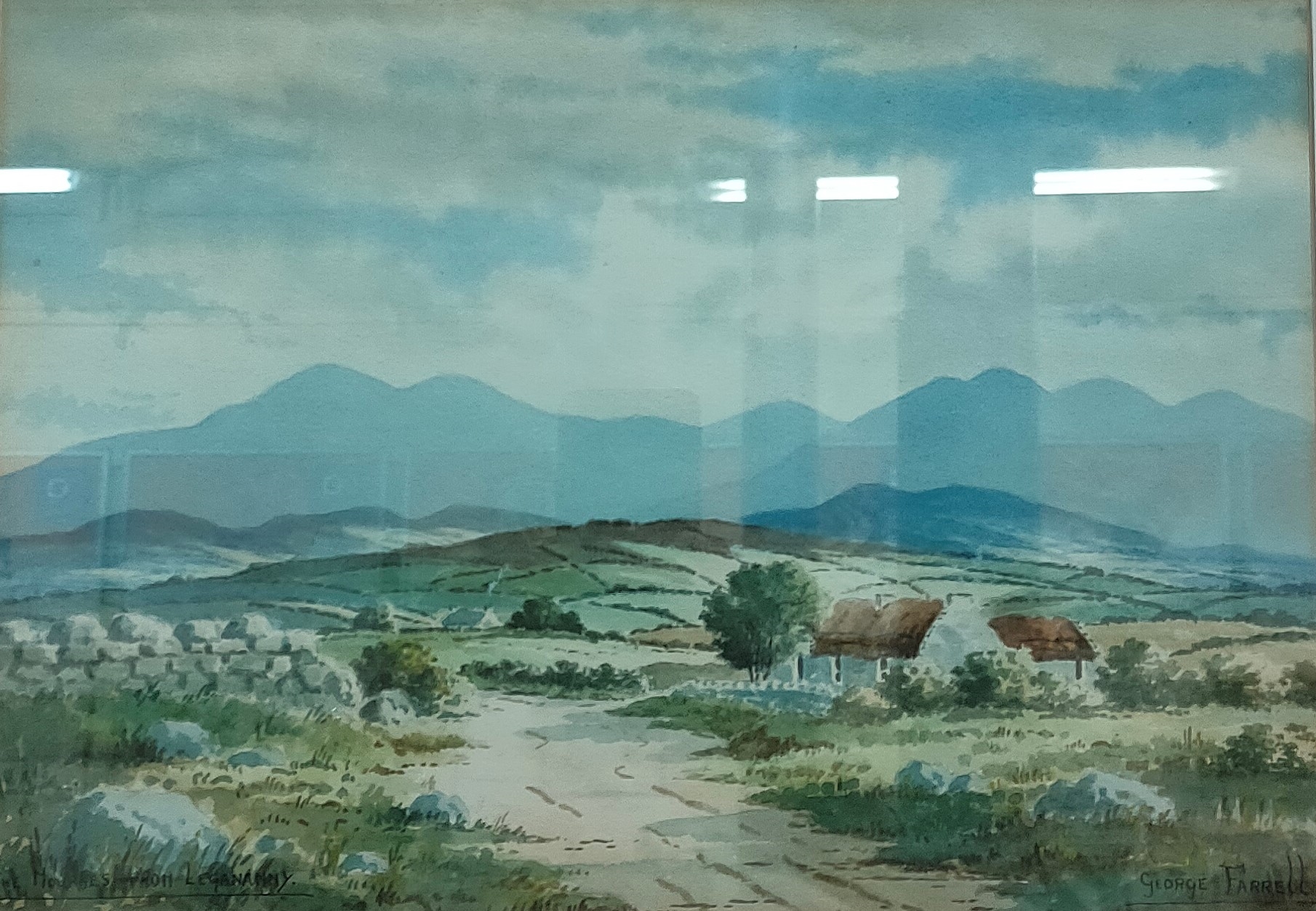 George Farrell | GEORGE FARRELL - WATERCOLOUR - THE MOURNES FROM ...