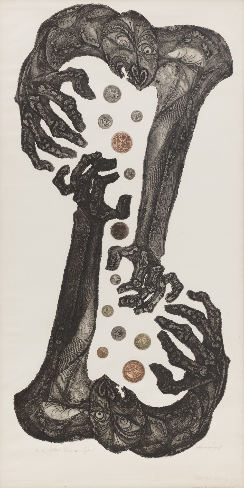 Marcel Chirnoaga | Man is a Wolf to Man [1967 (Circa 17) | MutualArt