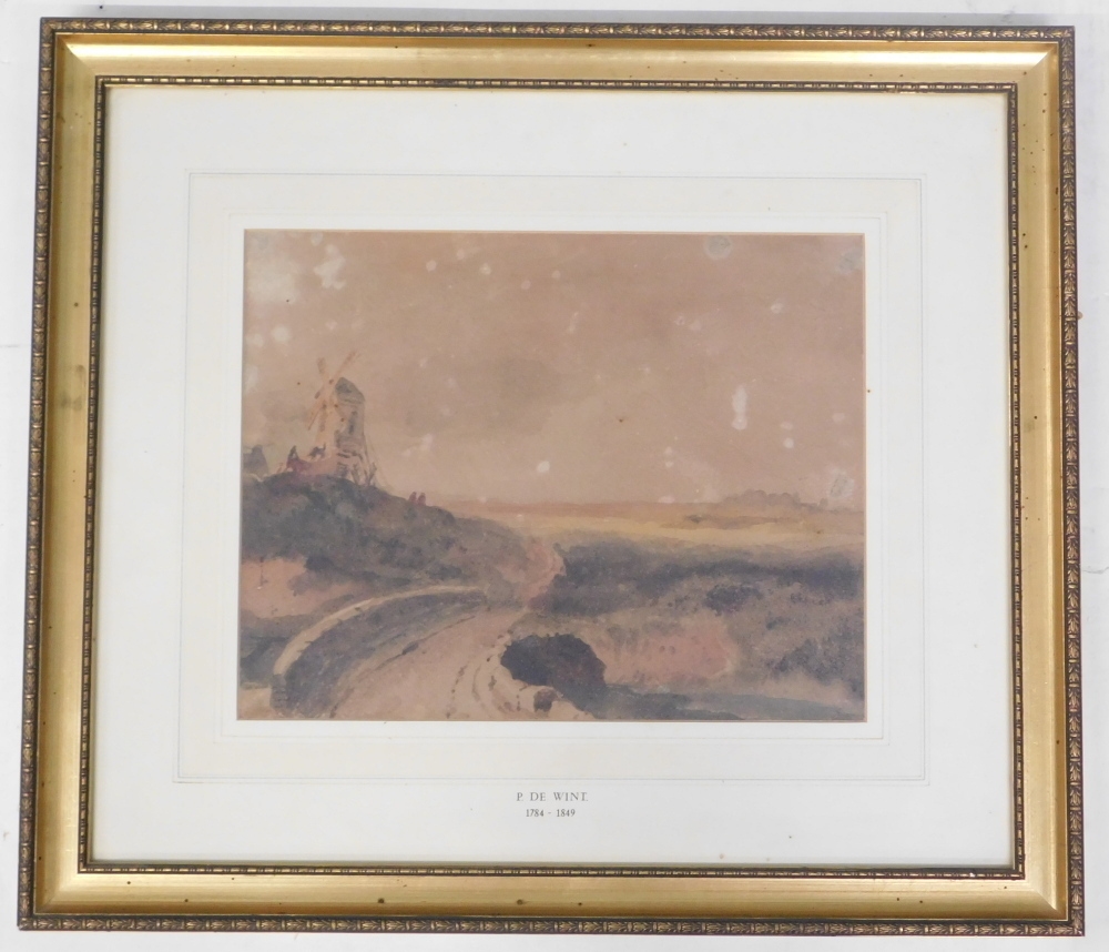 Peter de Wint | Landscape with windmill | MutualArt