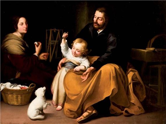 Bartolomé Estebán‏ Murillo | R. Escrivano Holy Family of the Little ...