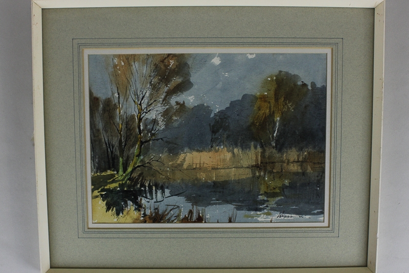 Edward Wesson | Edward Wesson (1910-1983) Winter Pond | MutualArt