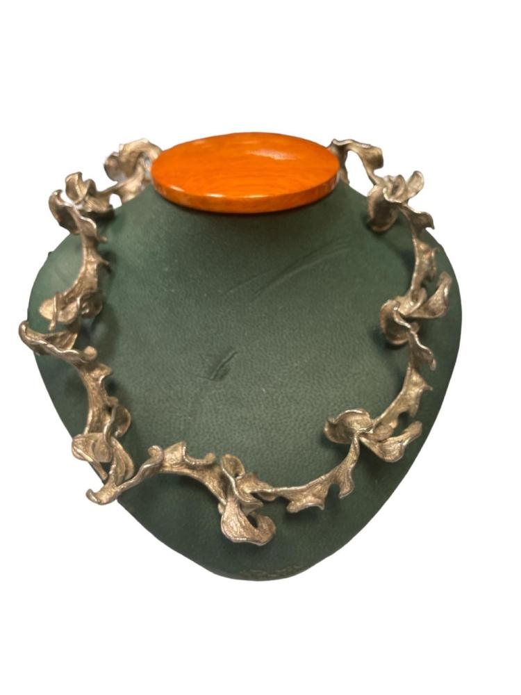 Peter Lamb | A bespoke Donna Collinson contemporary necklace in silver ...