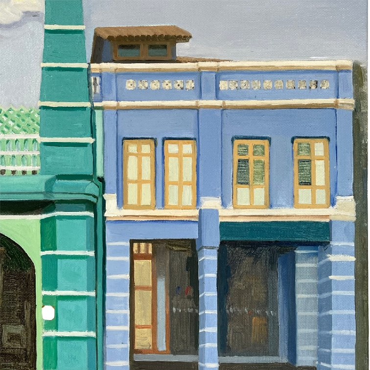 Huang Li | EVELYN HUANG OIL PAINTING MASJID JAMAE (2020) | MutualArt