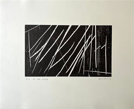Hans Hartung | Hans Hartung lithograph L-18-1976 (1976) | MutualArt