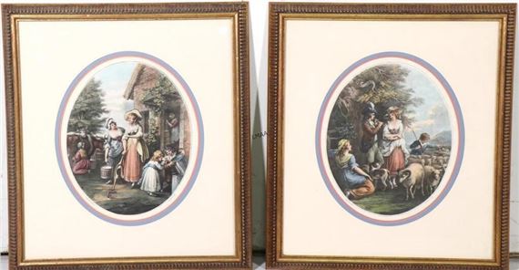 W. Hamilton | PAIR OF W. HAMILTON antique engravings | MutualArt