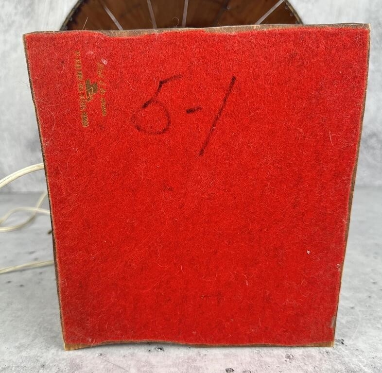 Paul Emile Caron | Paul Emile Caron Folk Art Carved Wood Lamp (1950 ...