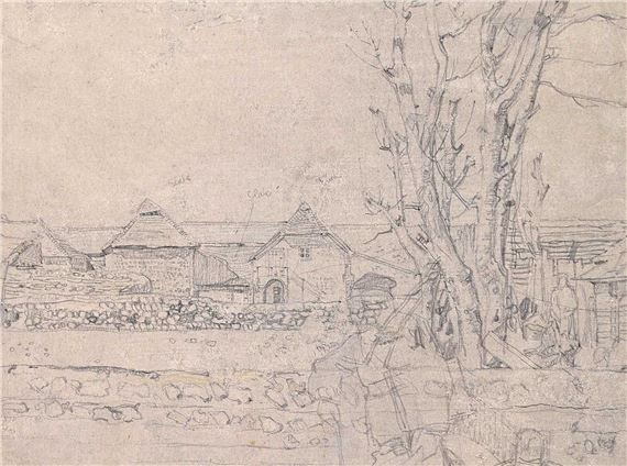 Frederick Horsman Varley | Buildings in France (1919) | MutualArt