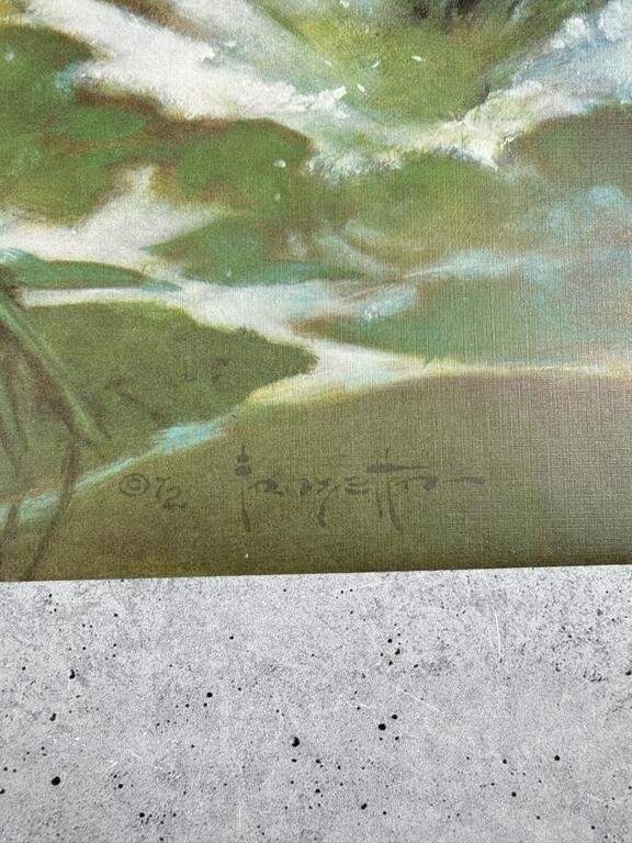 Frank Frazetta | Vintage Frank Frazetta Print Monster Out Of Time ...