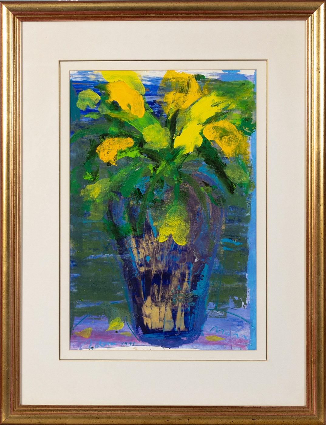 Robin Mann | still life of flowers (1991) | MutualArt