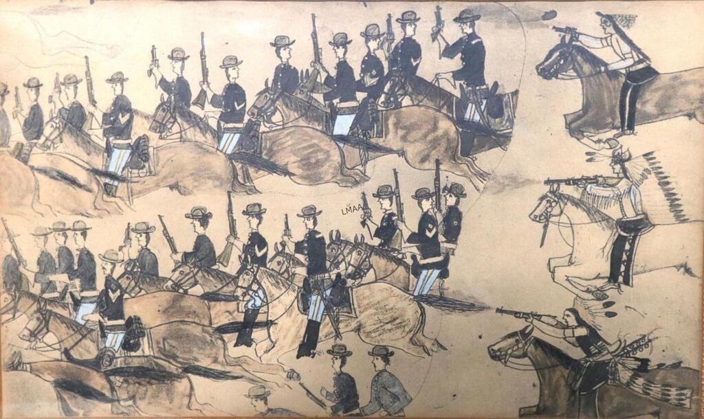 Amos Bad Heart Bull | Renos retreat Print by Amos Bad Heart Buffalo ...