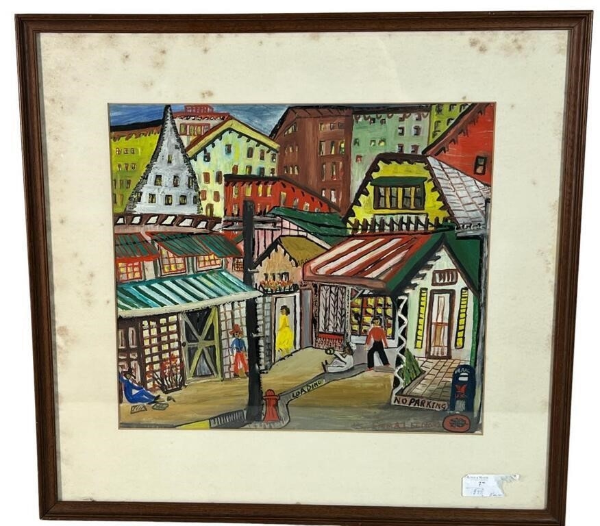 Emma Lee Moss | EMMA LEE MOSS STREET SCENE PAINTING | MutualArt