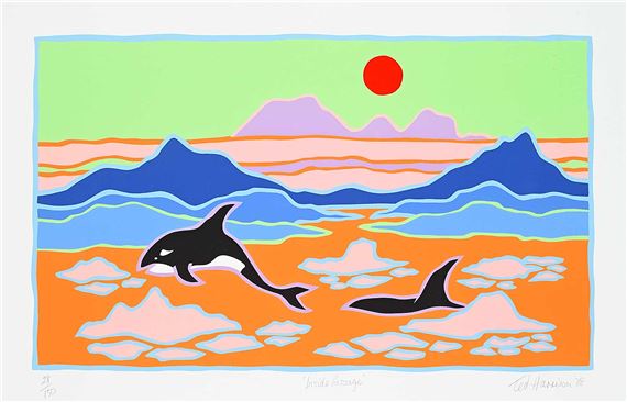 Ted Harrison | Inside Passage #28/50 (1988) | MutualArt
