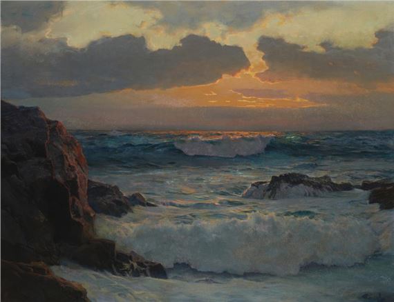 Frederick Judd Waugh | RUM ROW (1922) | MutualArt