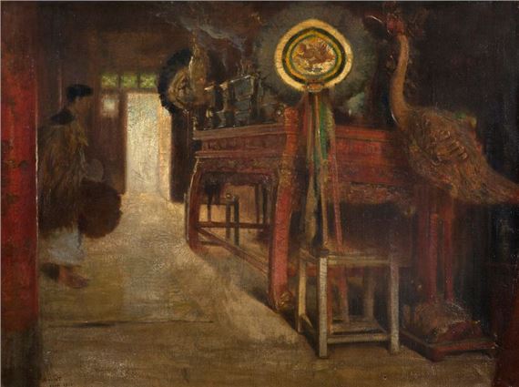 Henri Emile Vollet | Prayer, Hanoi, 1906 (1906) | MutualArt