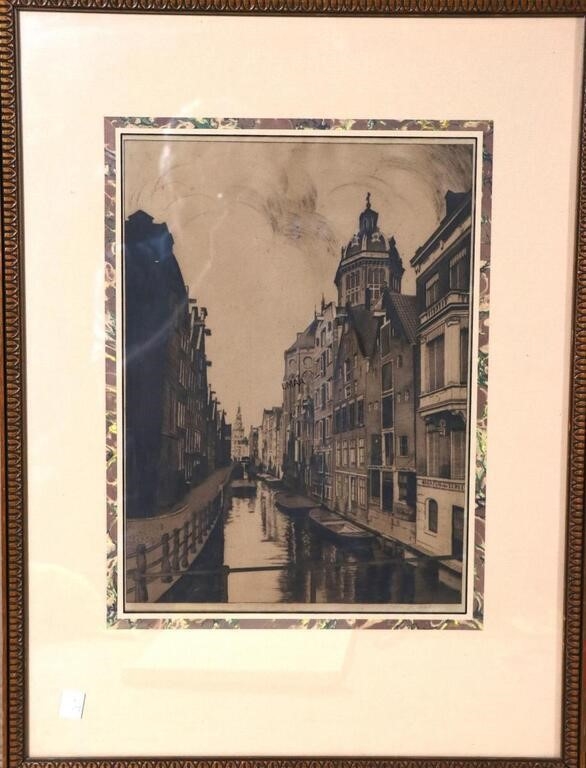 Otto Van Rees | Otto Rees etching late 19th Century (Late 19th Century ...