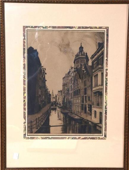 Otto Van Rees | Otto Rees etching late 19th Century (Late 19th Century ...