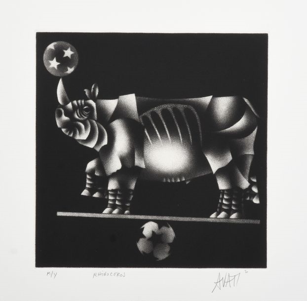 Mario Avati | Noah's Ark Complete collection of his ten black etchings ...