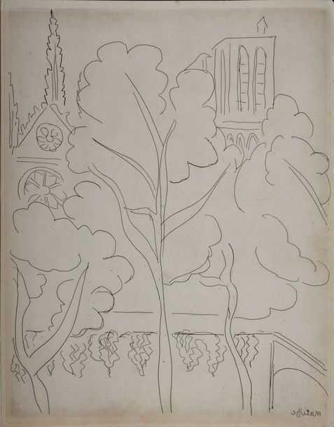 Henri Matisse | 'Odalisque with a Tambourine' (84) | MutualArt