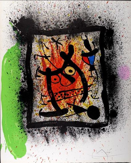 Joan Miró | Juan Miro Tribute to Curt Burgauer (1969) | MutualArt