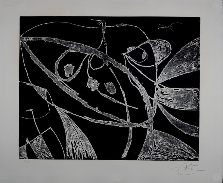 Joan Miró | Homage to Picasso (1972) | MutualArt