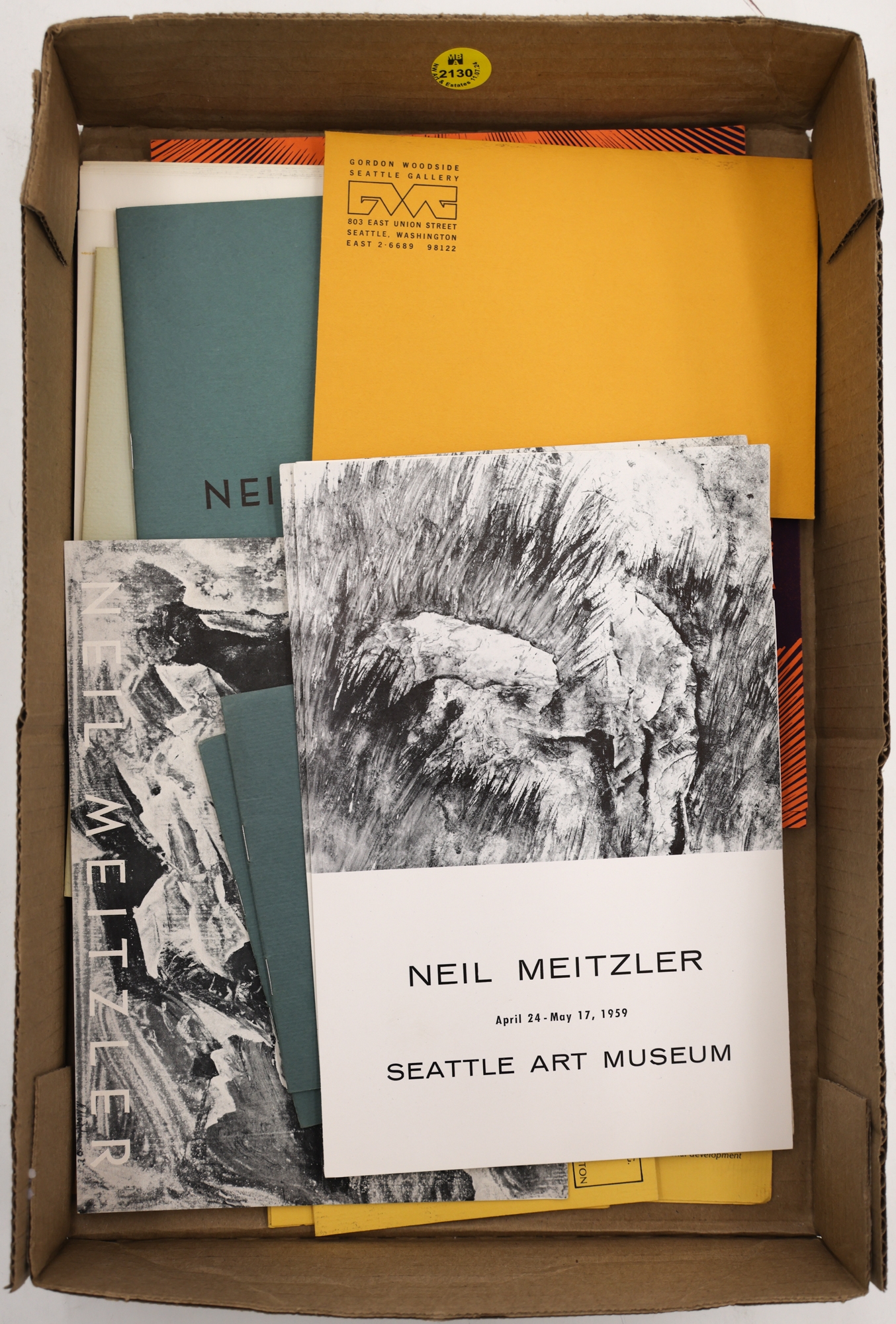 Neil Meitzler | Box Vintage Neil Meitzler Exhibition Brochures | MutualArt