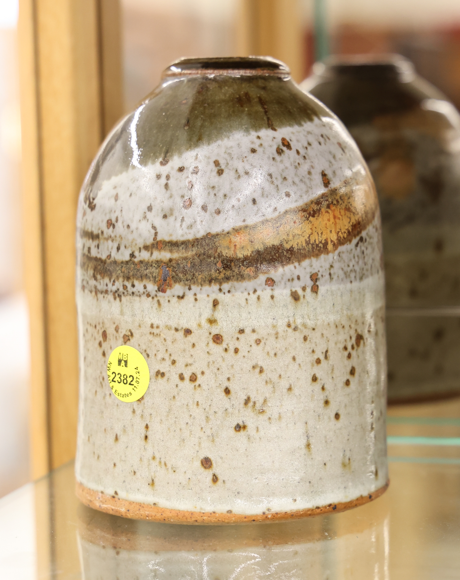 John Glick | John Glick Plum Tree Speckled Studio Pottery Vase 6 ...