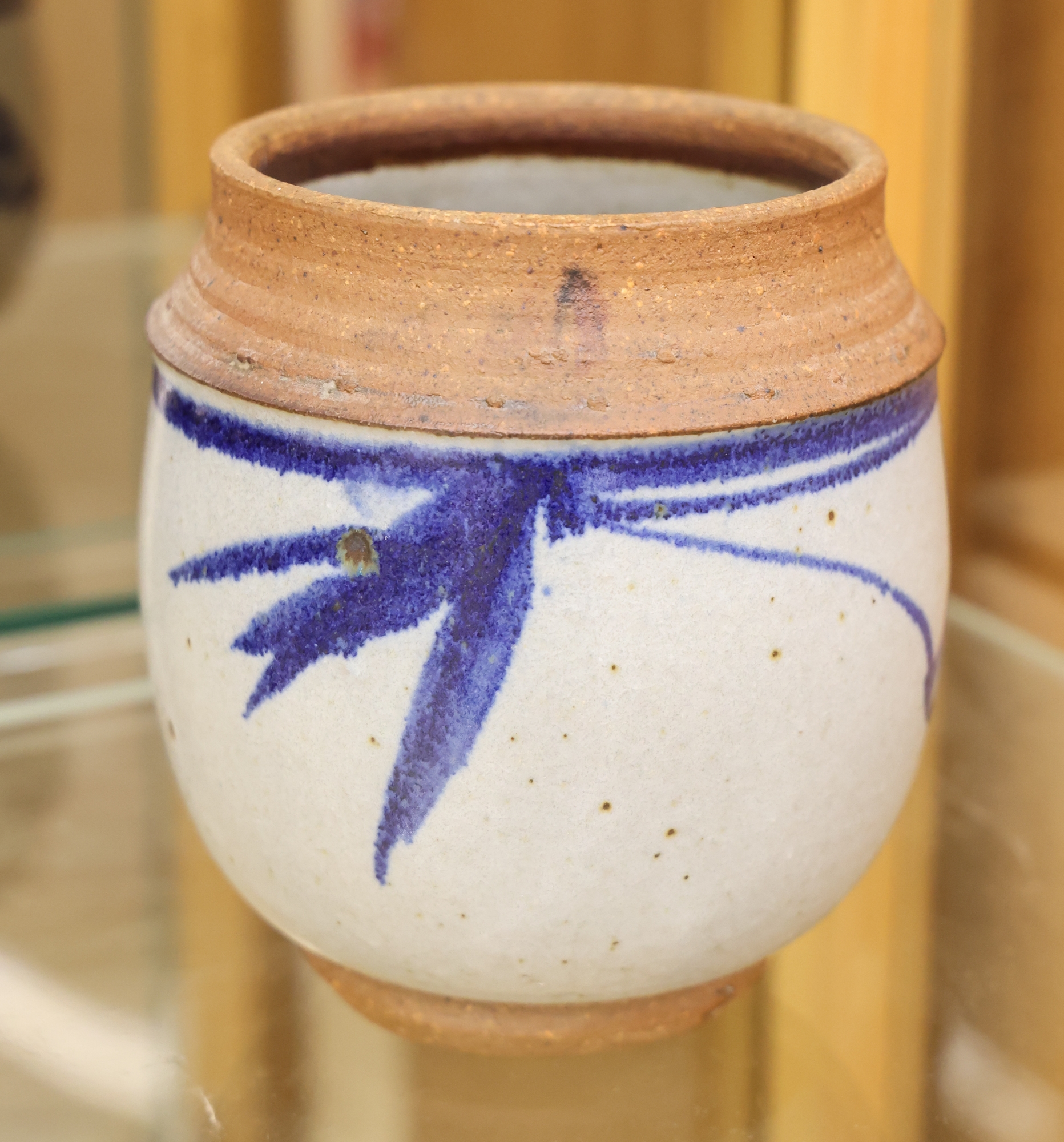 Robert Sperry | Robert Sperry Blue Pottery Small Jar 5 | MutualArt