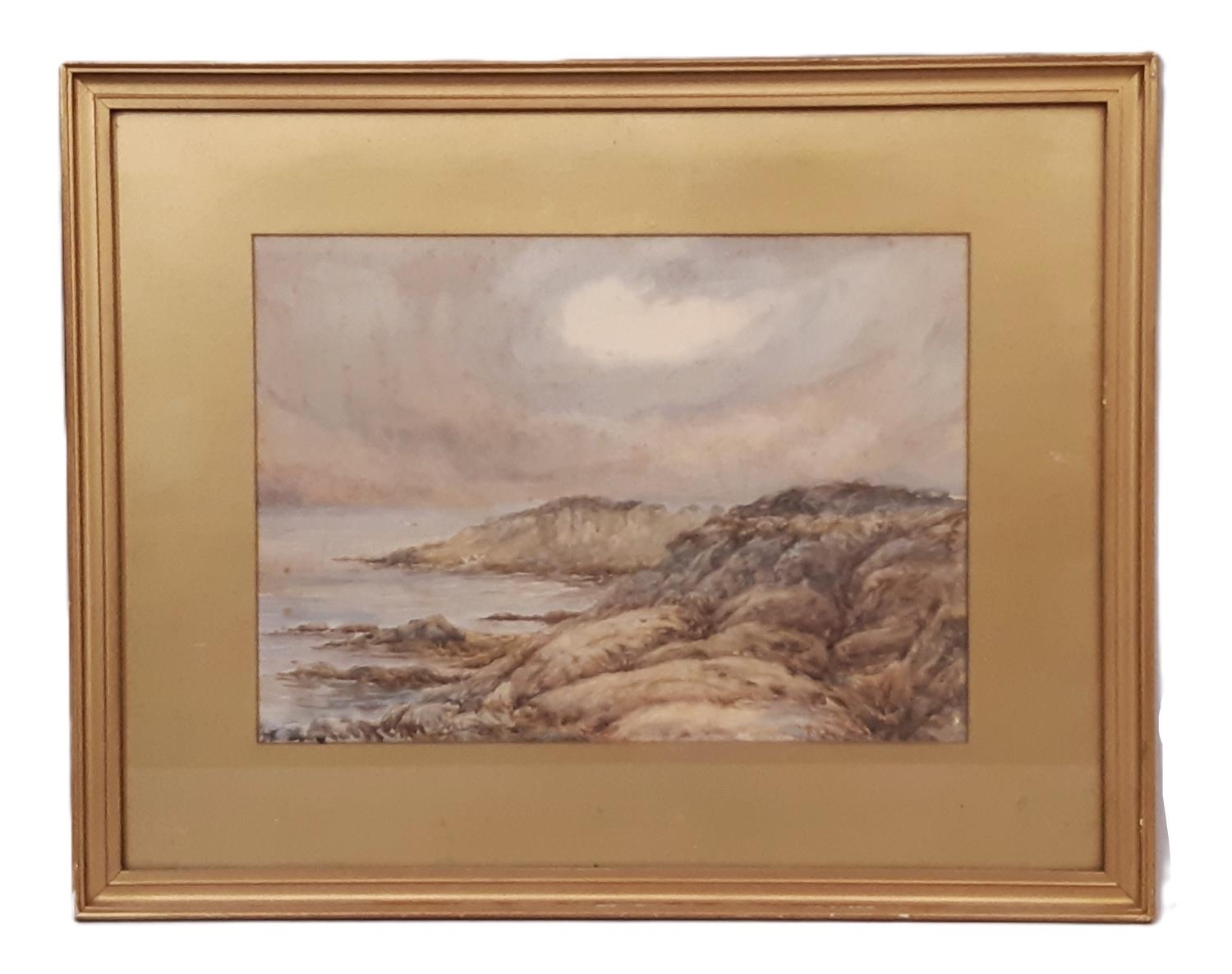 Thomas Groves | Rocky Coastal Scene | MutualArt