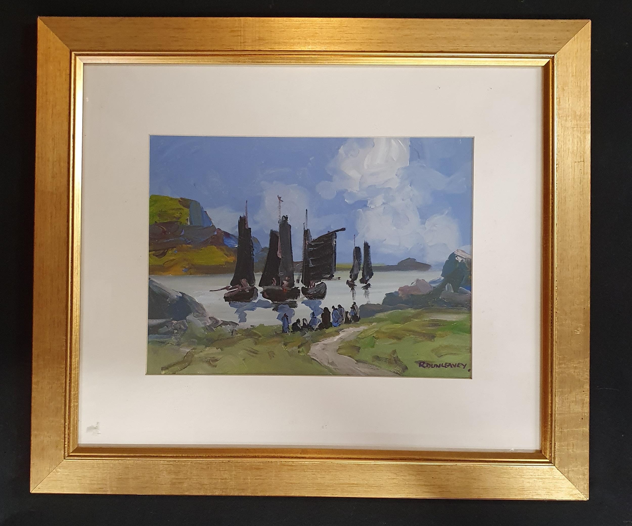 Robert Dunleavey | A Robert Dunleavey th Century Oil on Board still ...