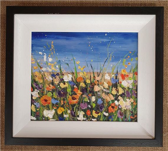 Alana Pierce | A bank of Flowers | MutualArt