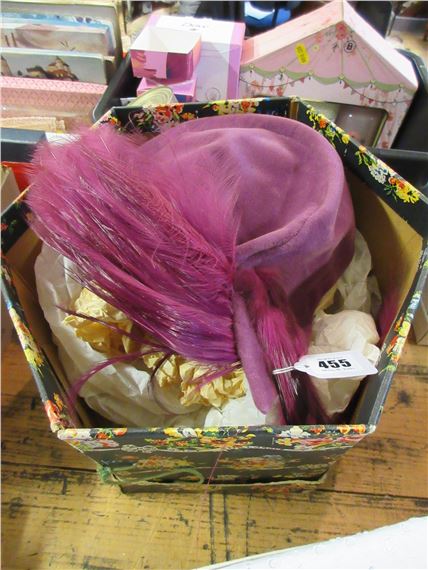 Marshall | VINTAGE OTTO LUCAS FEATHERED HAT IN A MARSHALL AND SNELGROVE ...