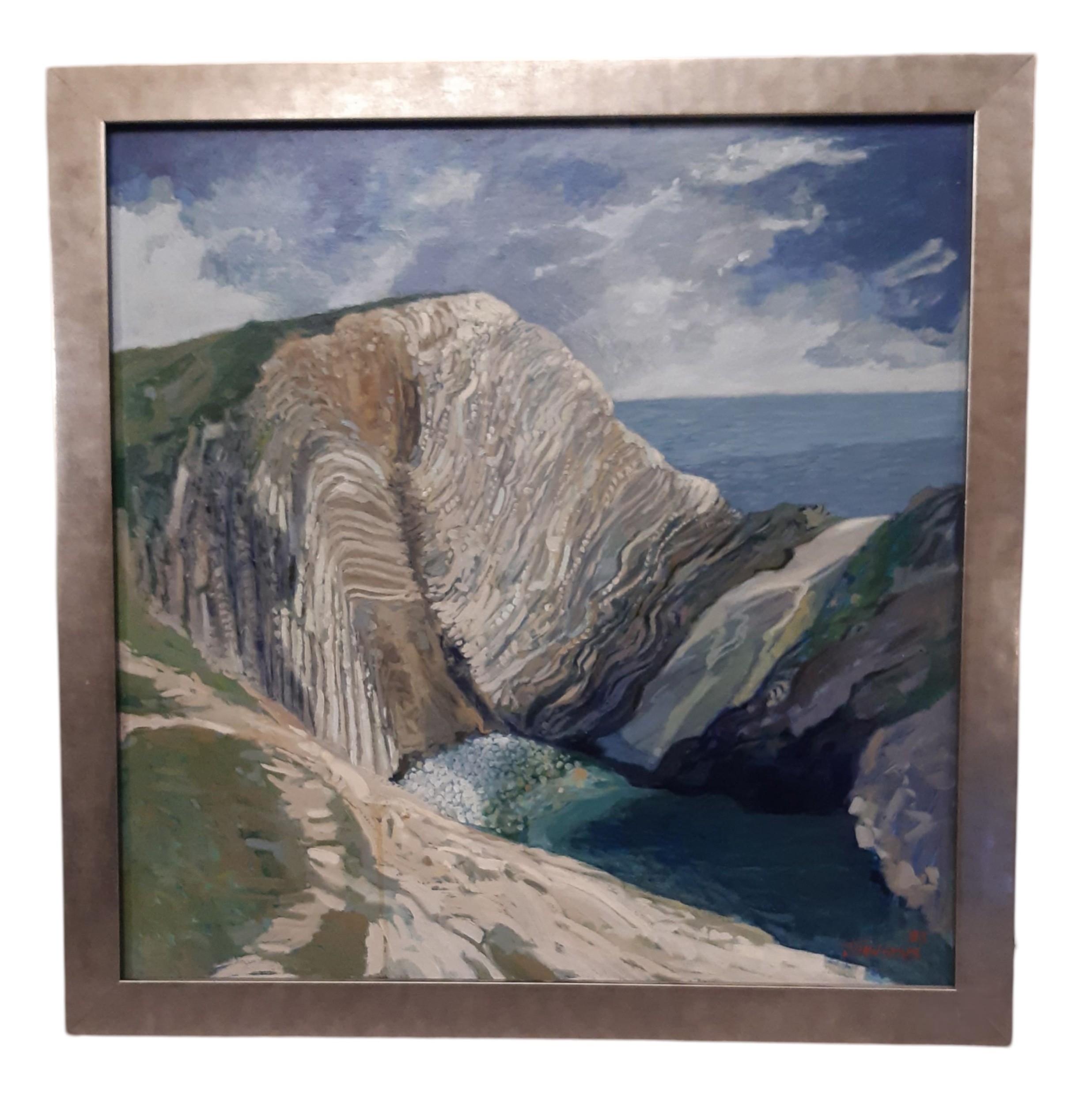 John Stops | Coastal Cliffs of Lulworth Cove | MutualArt