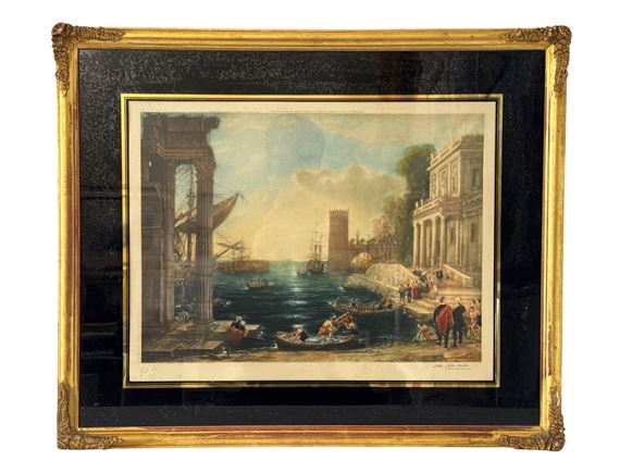 John Cother Webb | The Embarkation of the Queen of Sheba | MutualArt