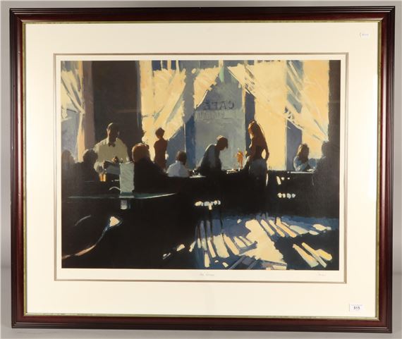 David Farrant | Cafe scene | MutualArt