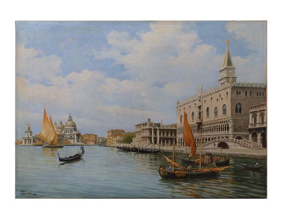 Umberto Zini | AN ITALIAN OIL ON CANVAS PAINTING OF VENICE BY UMBERTO ...