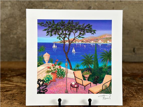 Fanch Ledan | Terrace with Sculptures (Circa 2011) | MutualArt