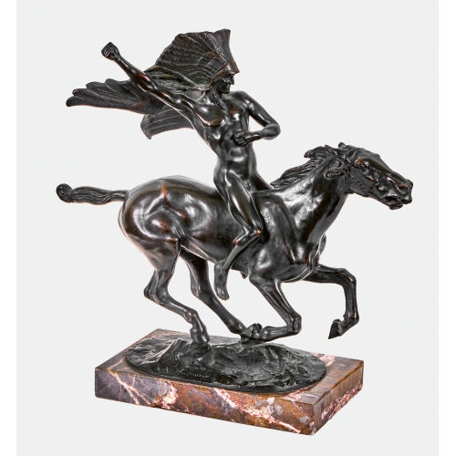 Heinrich Hussmann | Reitender Häuptling | MutualArt