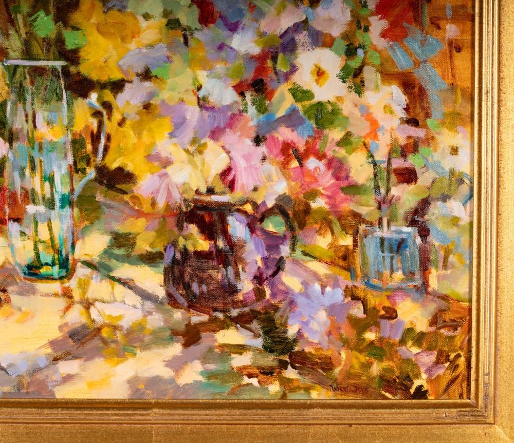 Robert L. Davis | : Flowers on the Porch | MutualArt