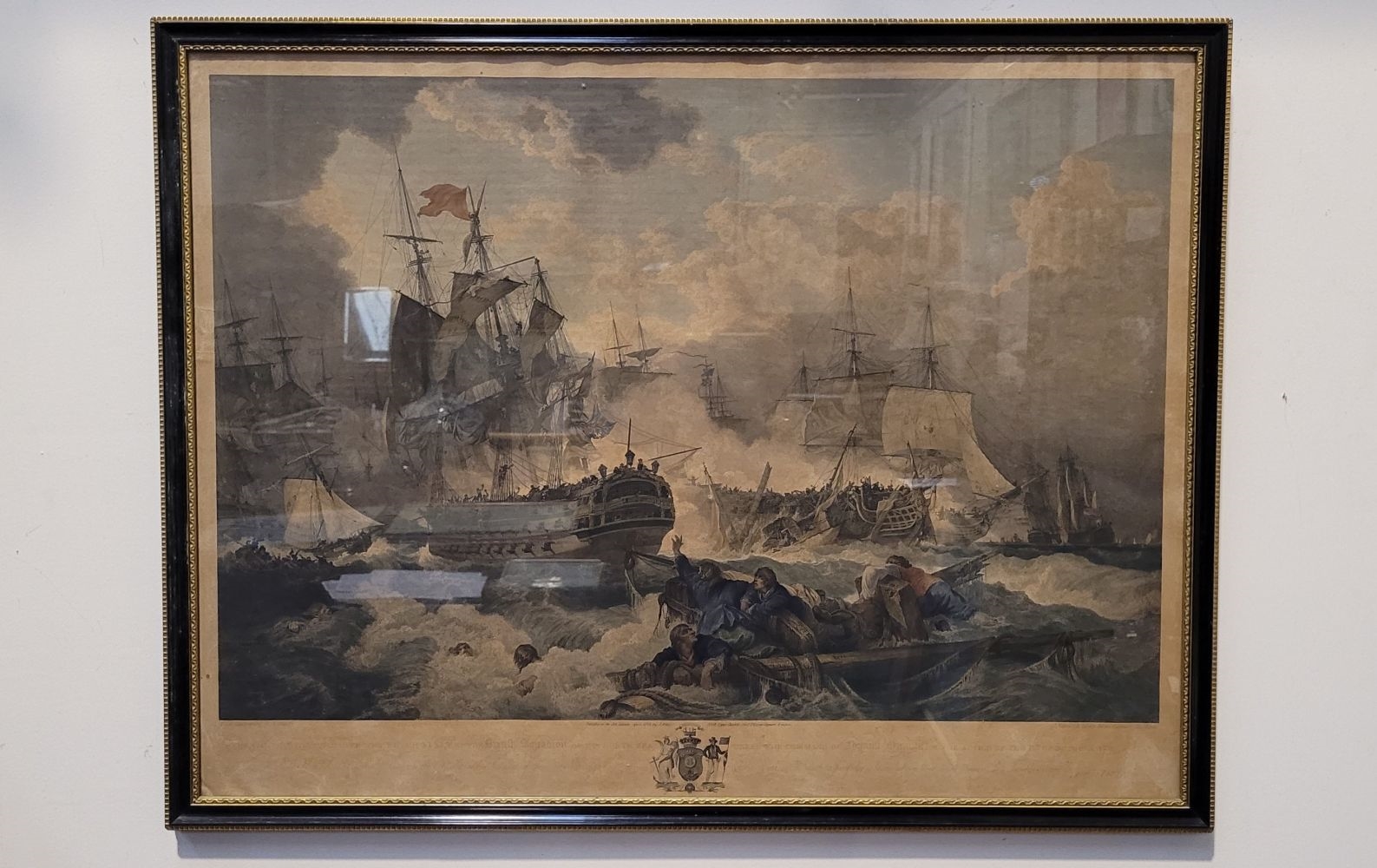 Philip James de Loutherbourg | THE BATTLE OF KAMPERDUIN (1797) | MutualArt