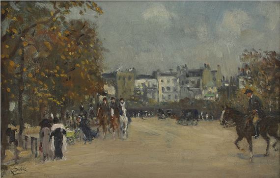 Albert Ludovici | Rotten Row Hyde Park London | MutualArt