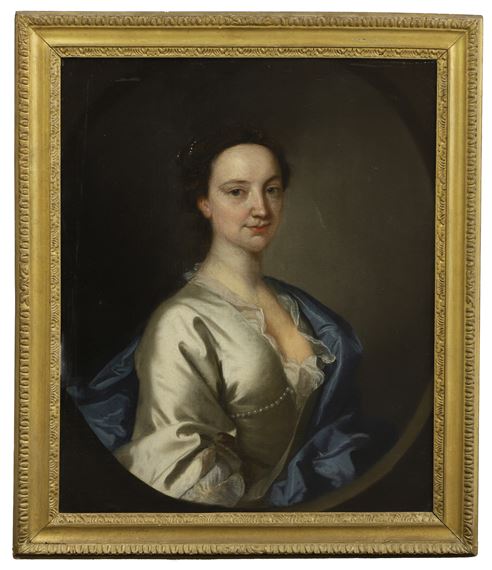 Henry Pickering | Portrait of Elizabeth Tyndall (1720-1747) | MutualArt