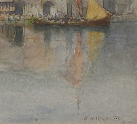 Richard Henry Wright | St Pauls from Bankside (1928) | MutualArt